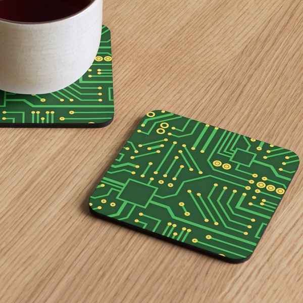 Circuit Board Coaster - Etsy