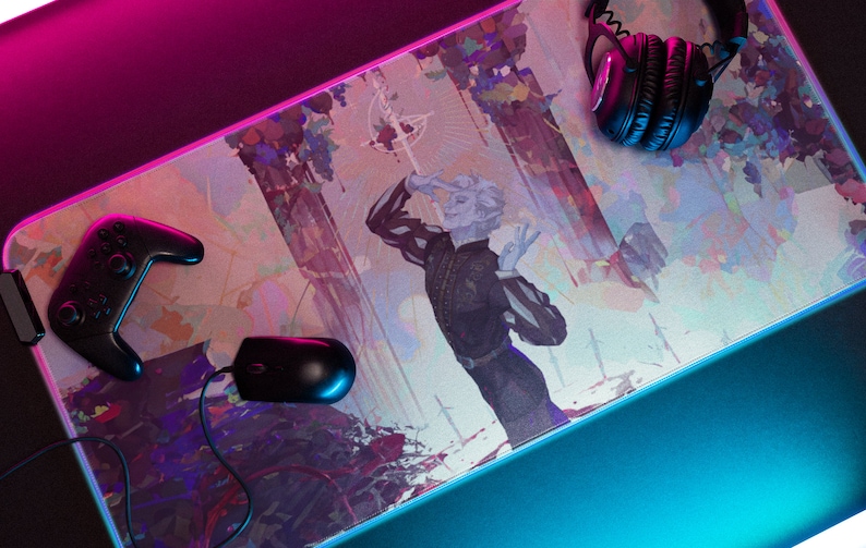 Astarion Gaming Mouse Pad: Baldur's Gate 3 Desk Mat - Etsy