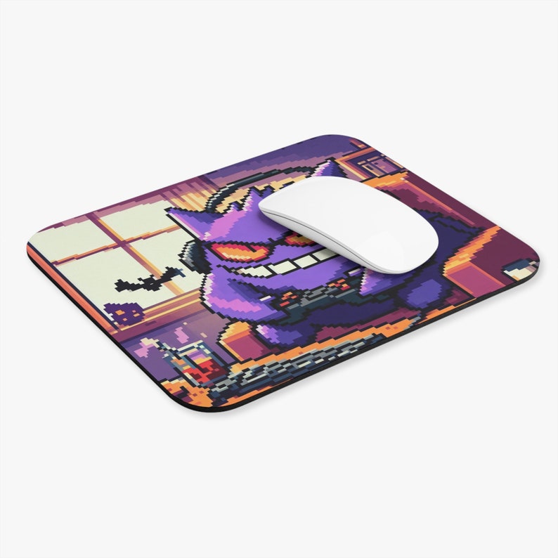 Gengar Pixel Art Gaming Mouse Pad Pokemon Mouse Pad Gaming LED Gift for ...