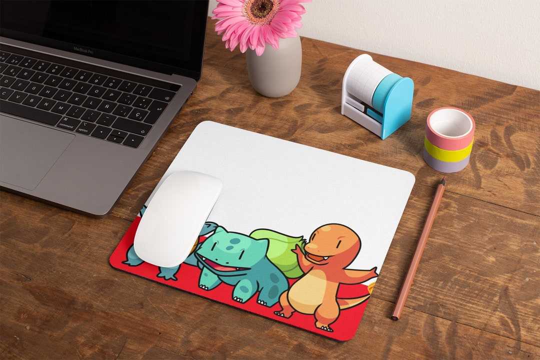 Pokemon Starter LED Gaming Mouse Pad Bulbasaur, Charmander, Squirtle ...