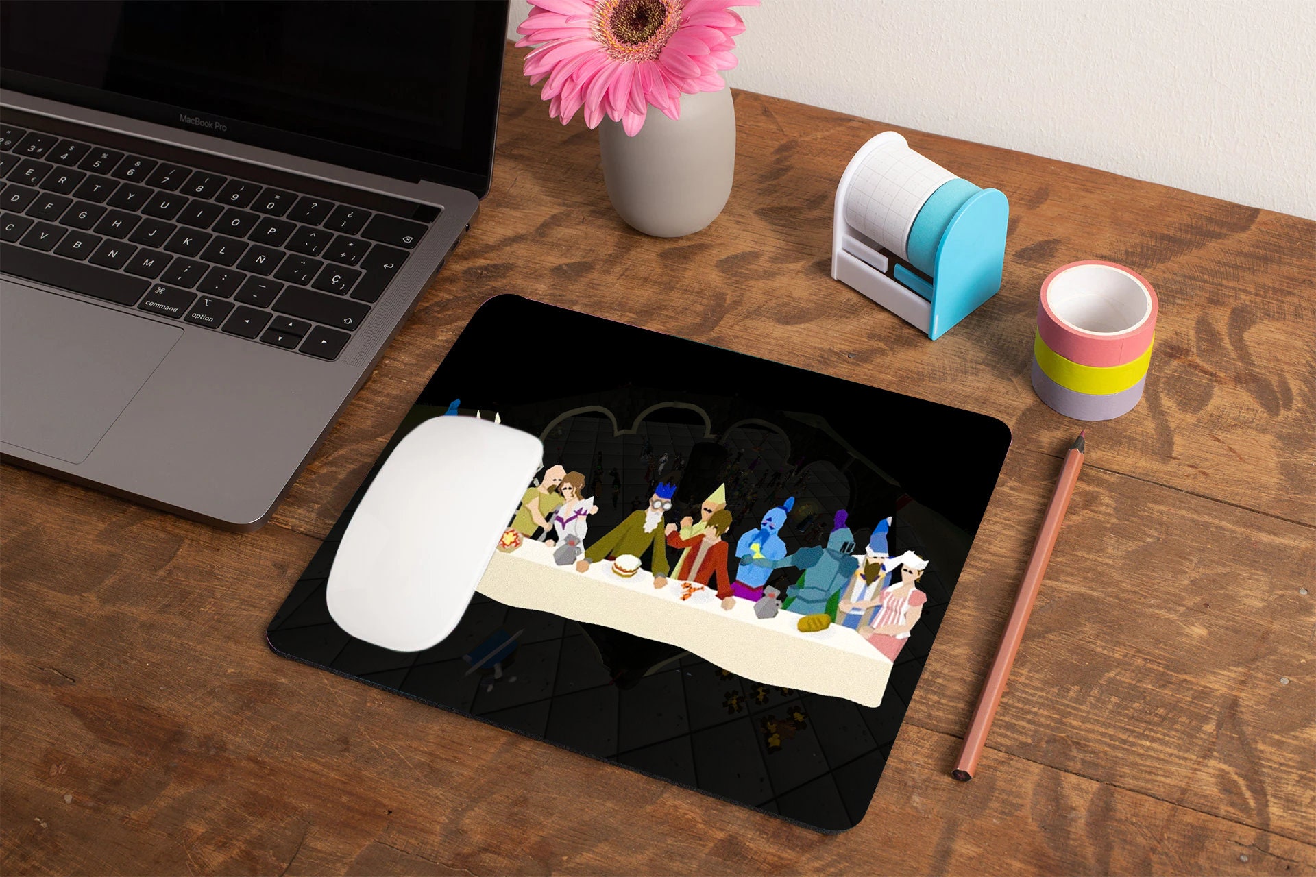 Runescape Mouse Pad Dinner Jesus , Perfect Gift for Runescape Players ...