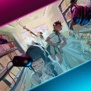 Baldur's Gate 3 Astarion Shop Mouse Pad - Shadowheart and Karlach Lae ...