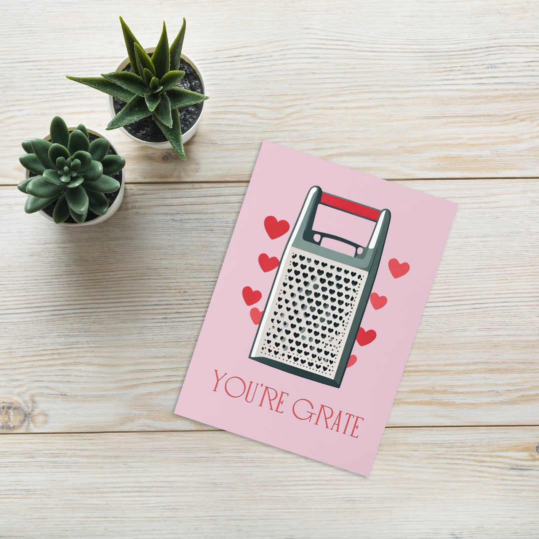 Pun Card for Anniversary or Birthday, "you're Grate", Chef or Food ...