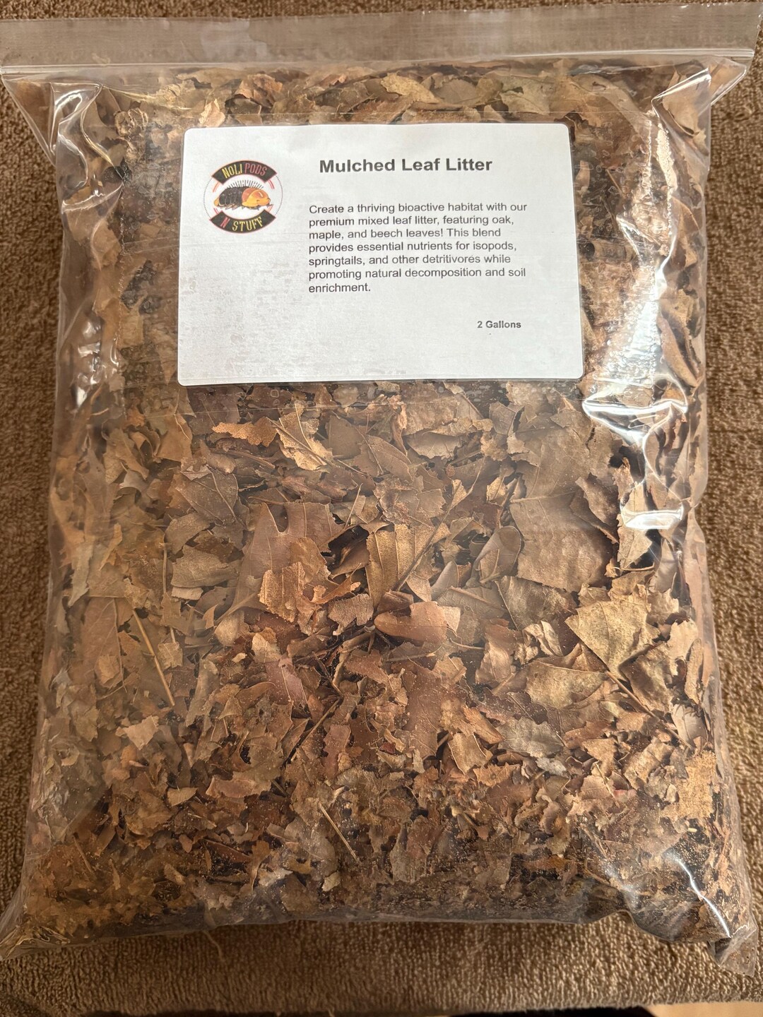 Mulched and Mixed Leaf Litter - Etsy