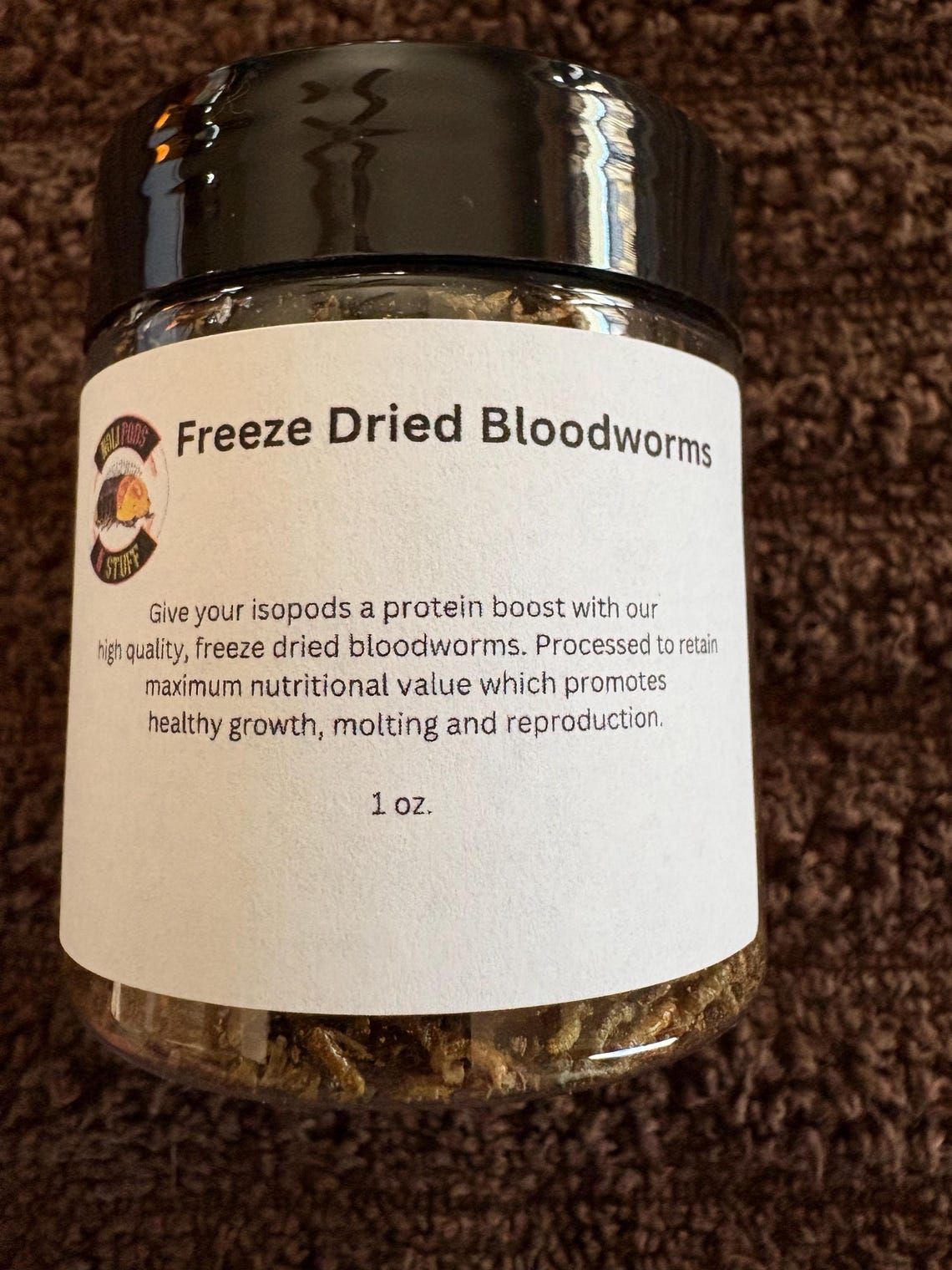 Freeze Dried Bloodworms With Free Spoon and 2 Medium Feed Dishes. - Etsy