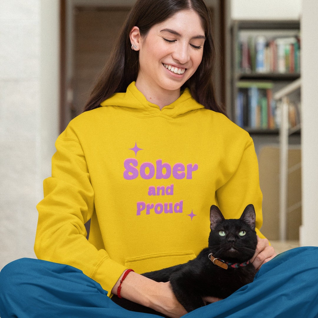 Unisex Sober Hoodie Normalise Sobriety Hoodie Recovery Gift Sponsor ...