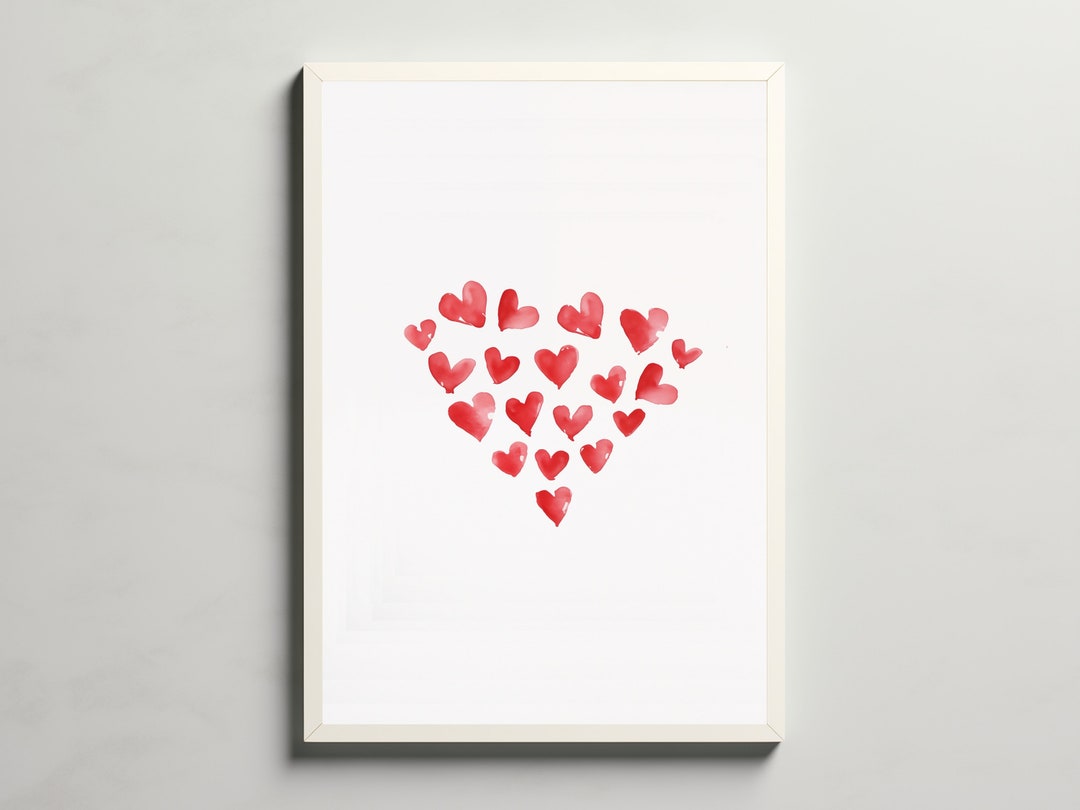 Valentines Printable Wall Art, Valentines Day Decor, Romantic Wall Art ...