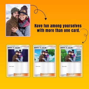 Custom Poke Card, Custom POKE Card for Couples, Personalized Poke Cards ...