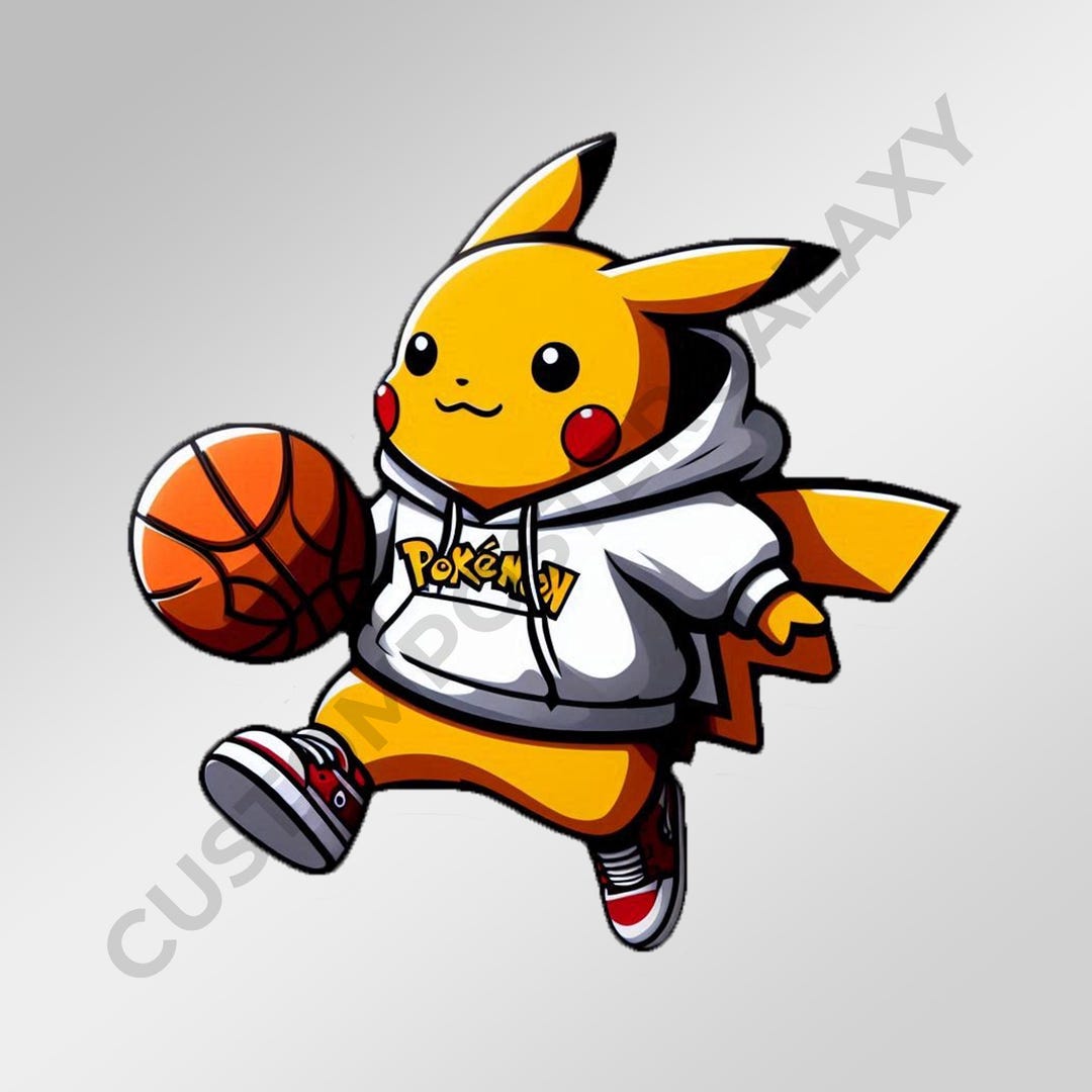 Pikachu Basketball PNG, Pokemon , Pikachu Basketball Party, Pokemone ...