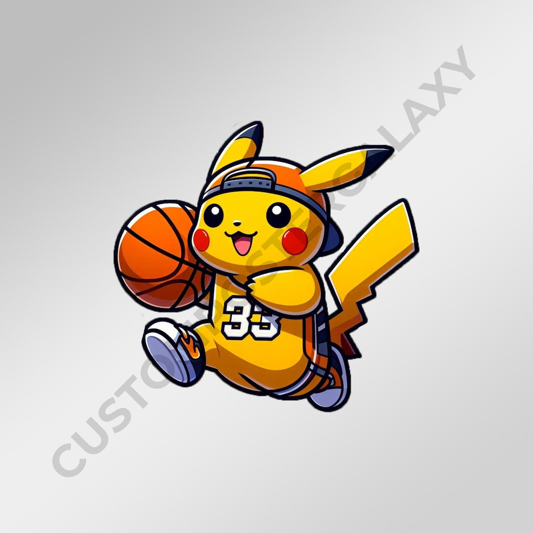 Pikachu Basketball PNG, Pokemon , Pikachu Basketball Party, Pokemone ...