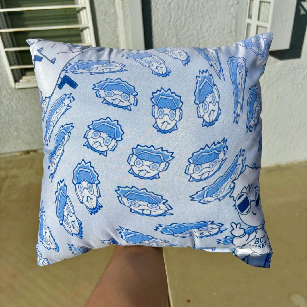 Boy & His Demon Pillow Jr - Etsy