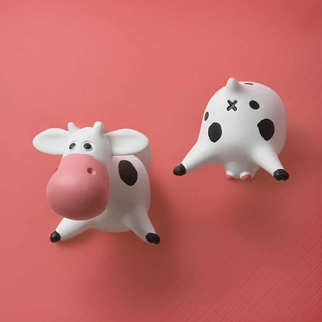 Creative Cow Fridge Magnets Cartoon Animal Fridge Magnets 3D Three ...