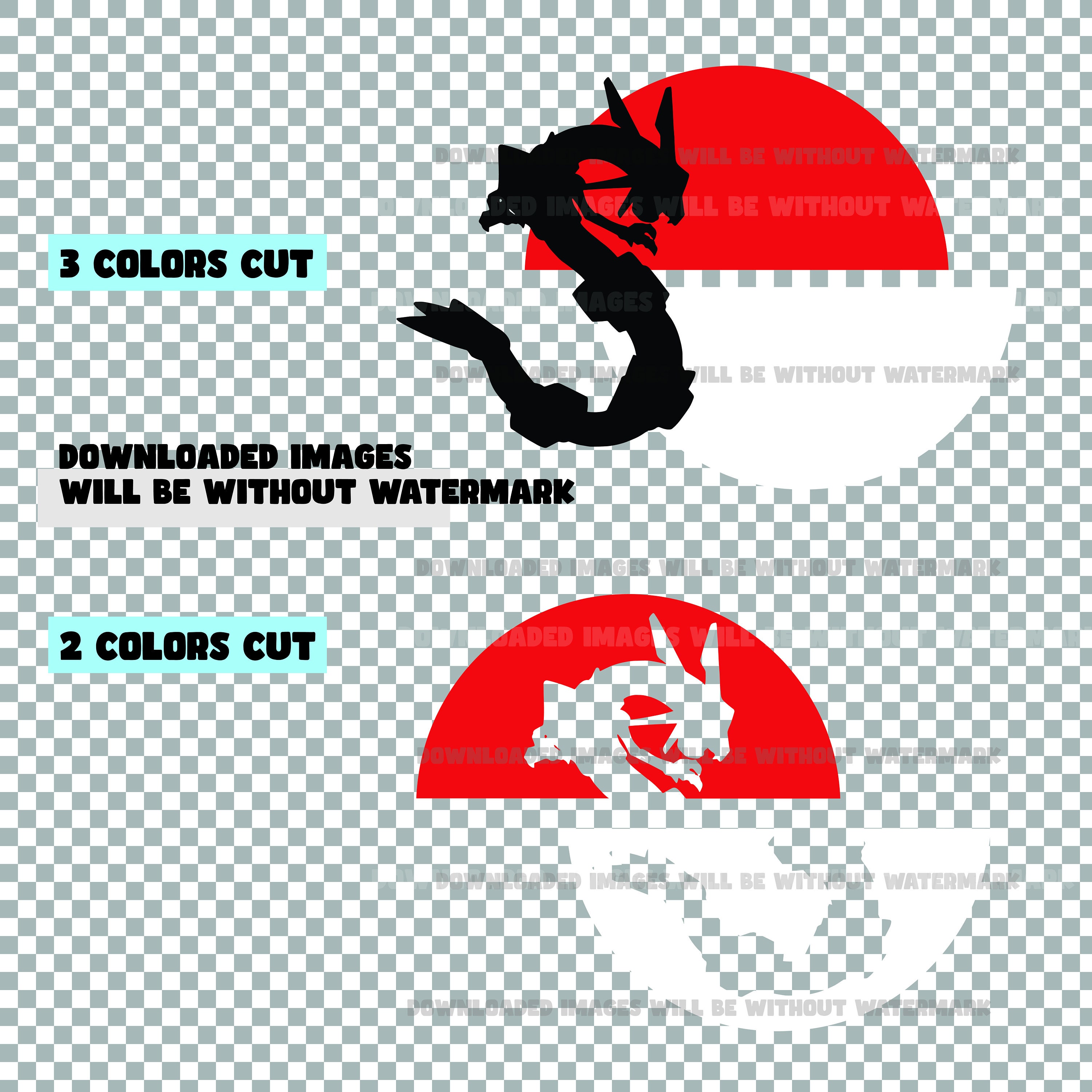 Rayquaza Legendary Pokemon Pokeball Silhouette Dragon Svg Cutting Png ...
