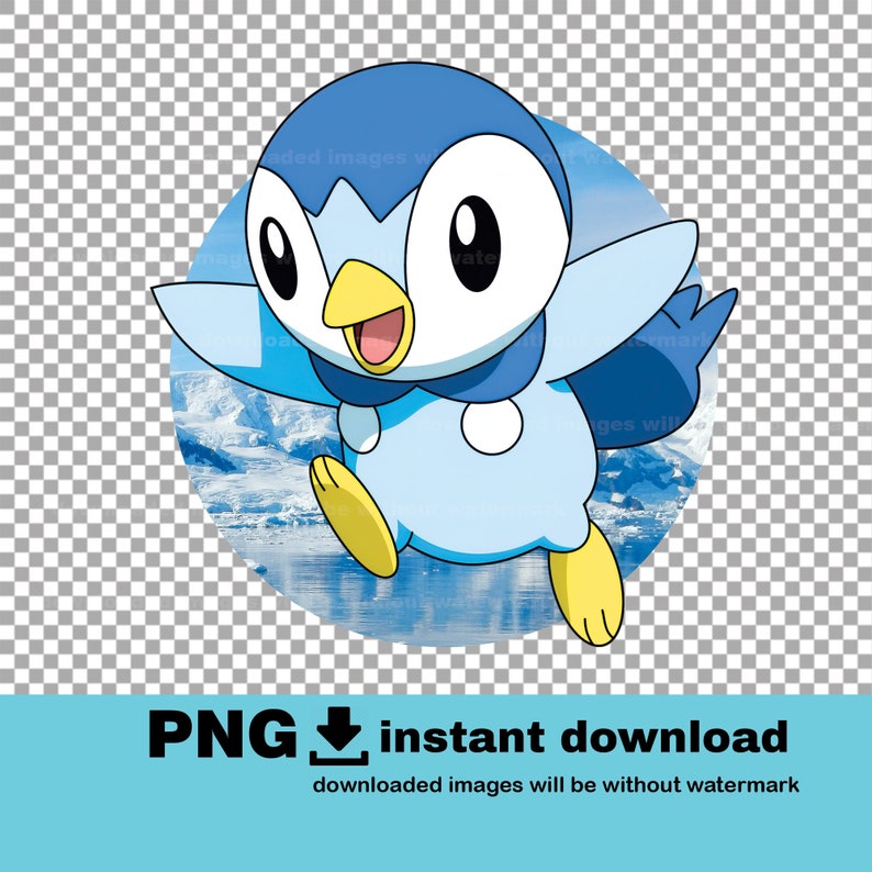 Piplup Png Download Pikachu Pokeball Cute Pokemon Baby Penguin Pokemone ...