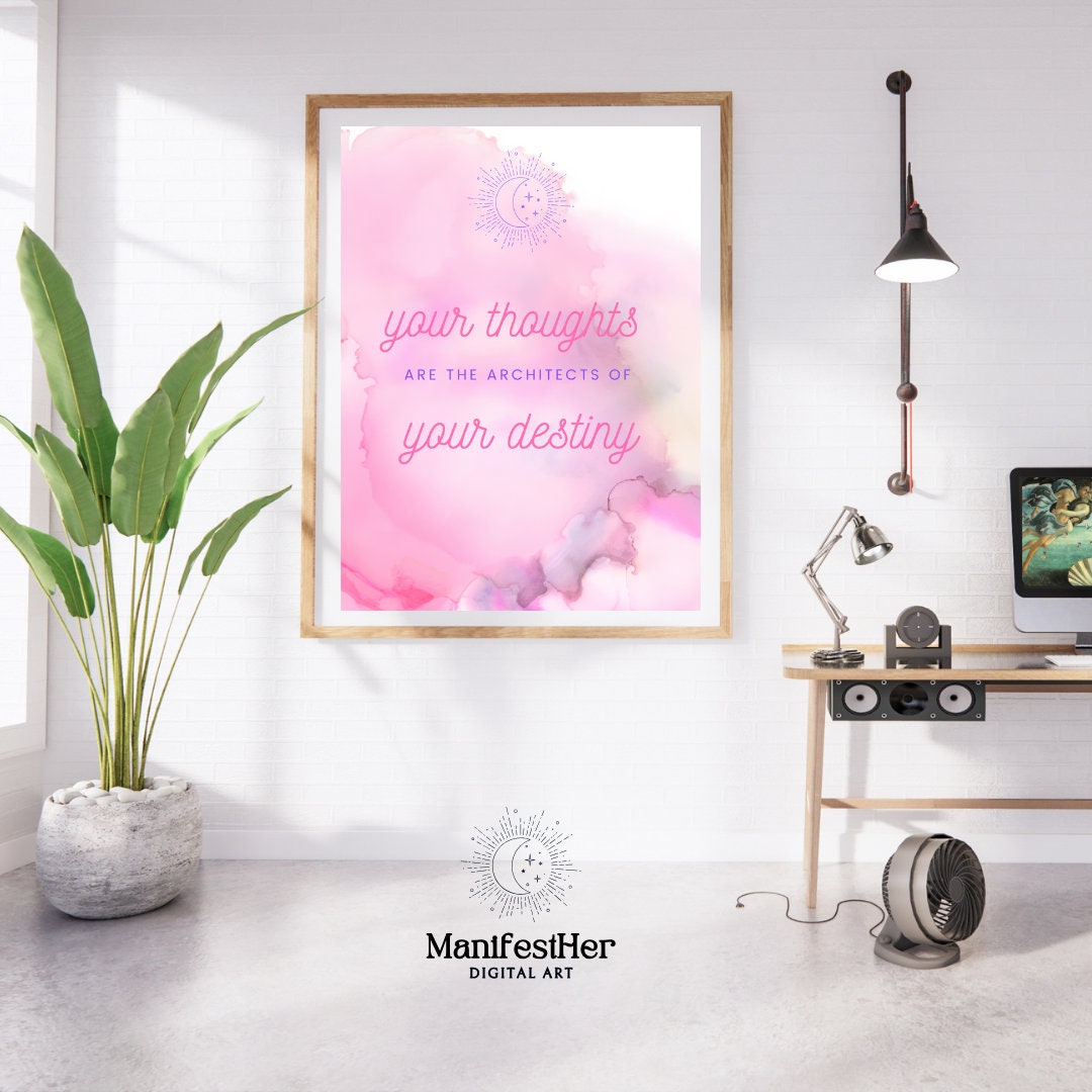 Manifesting Prints, Manifestation Cards, A4 Printable Wall Art - Etsy