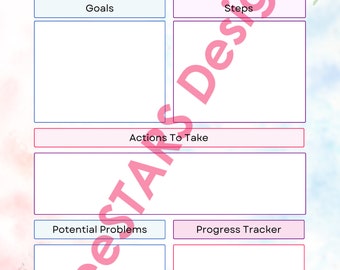Student Goal Setting Planner Printables - Etsy