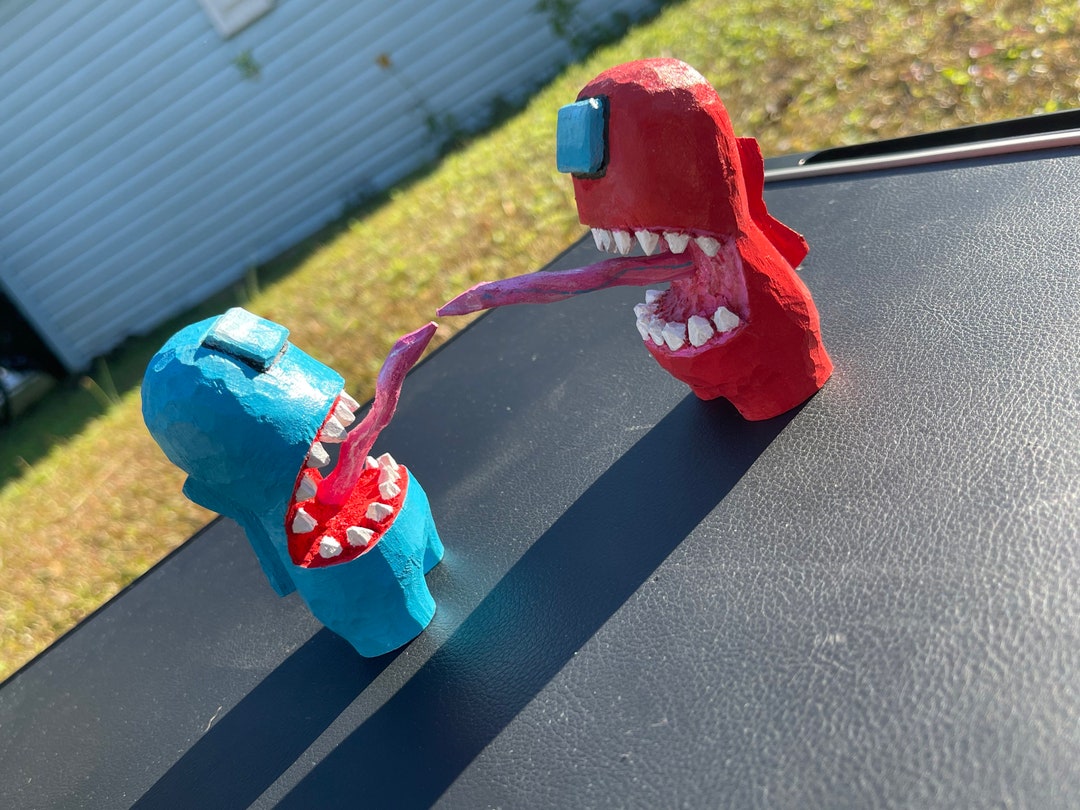 Among Us Imposters (your Choice of Colors) Hand Carved and Painted ...