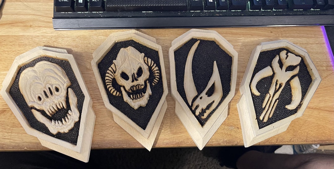 Star Wars Sigils, Hand Carved and Burned Great Gift for Any Star Wars ...