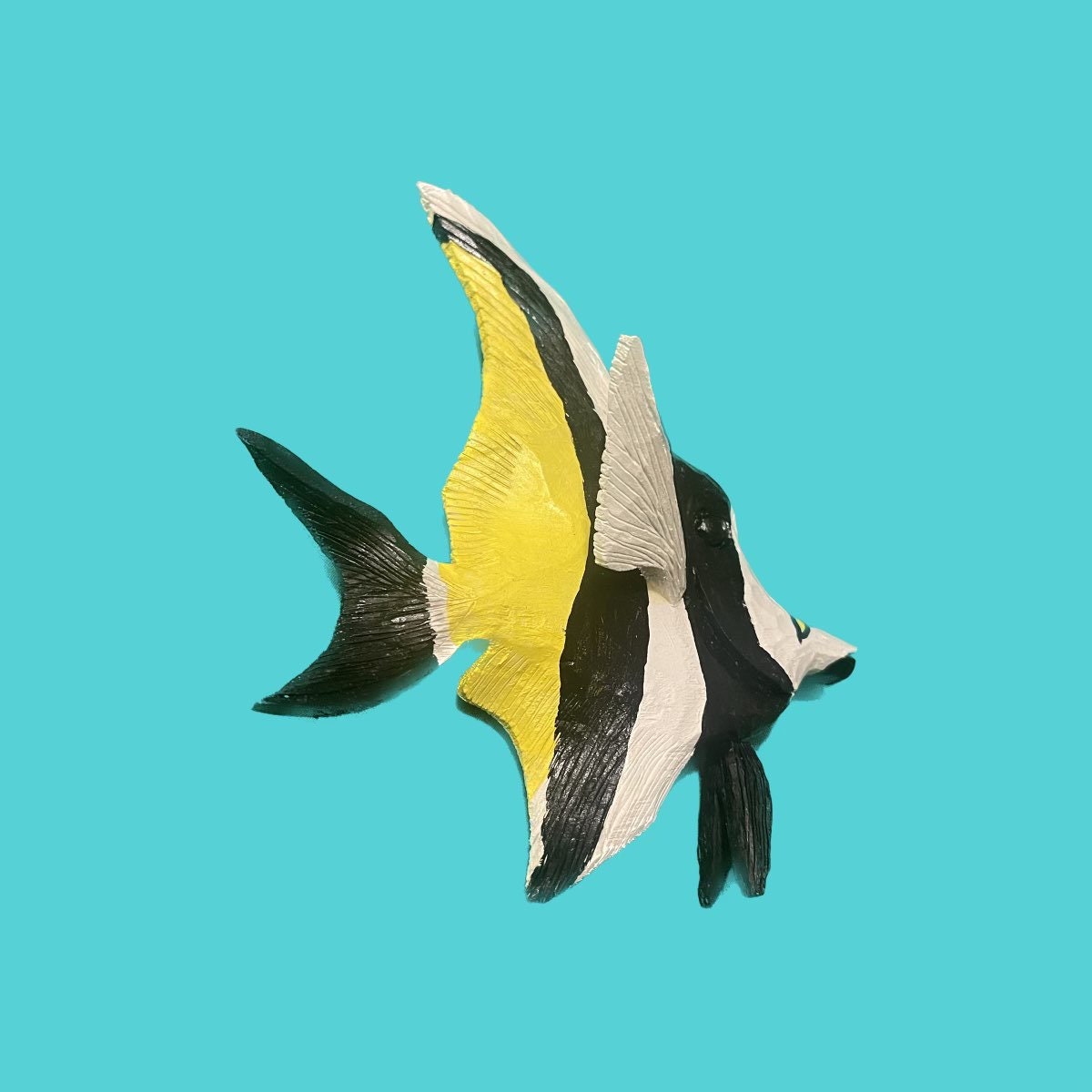 Angel Fish Hand Carved and Painted Great Gift Idea for Nature Lovers - Etsy