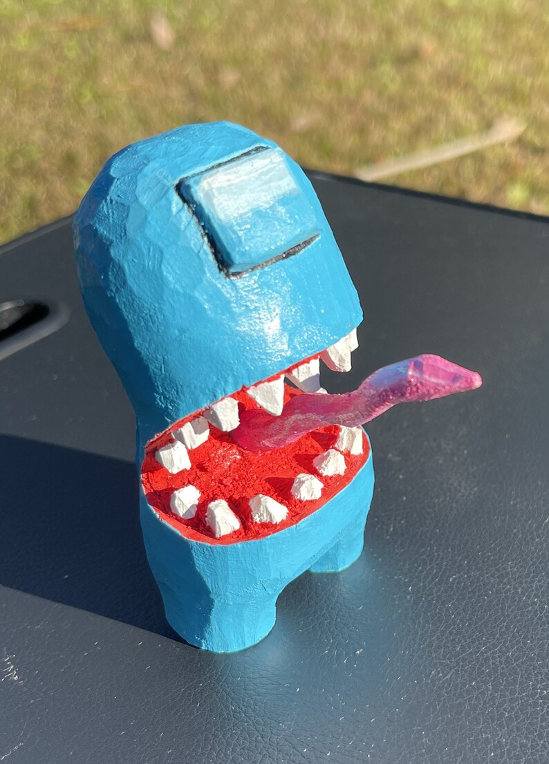 Among Us Imposters (your Choice of Colors) Hand Carved and Painted ...