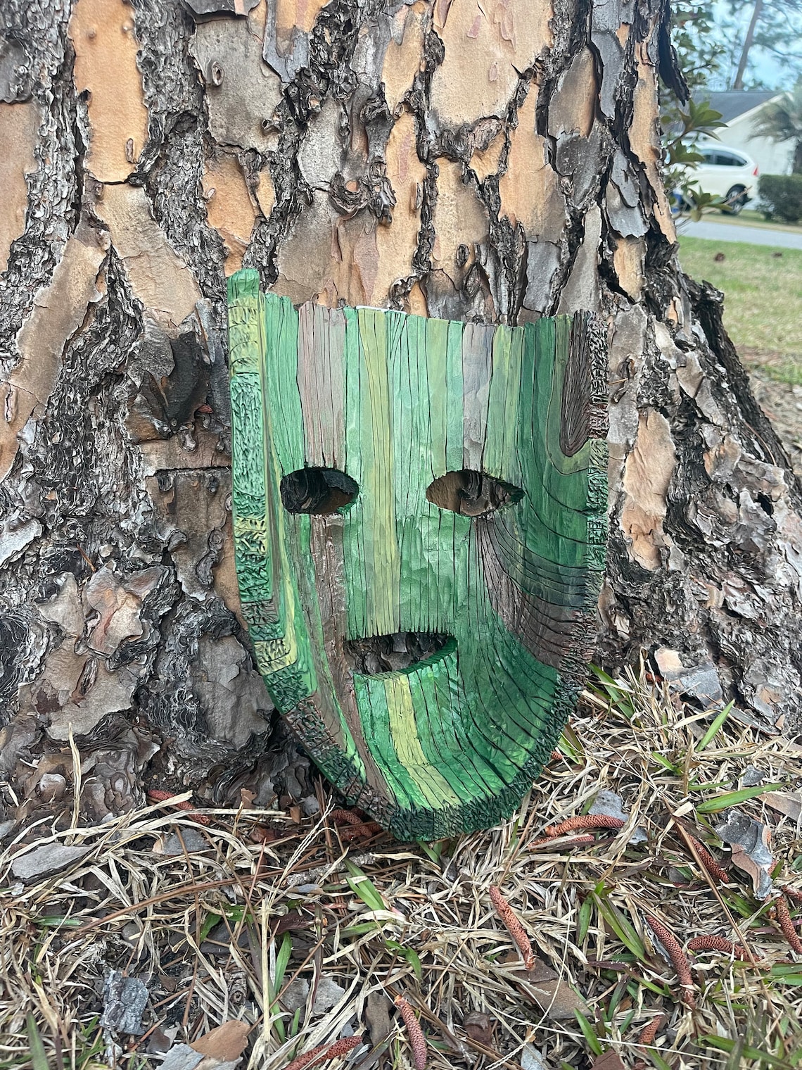 The Mask of Loki From the Movie the Mask hand Carved and Hand Painted ...