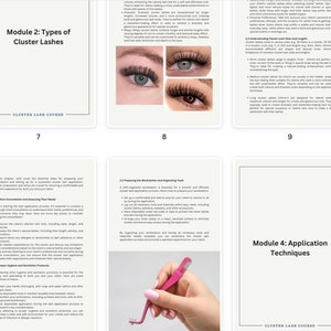 The Cluster Lash Course | Lash Clusters | Eyelash Extension Class ...