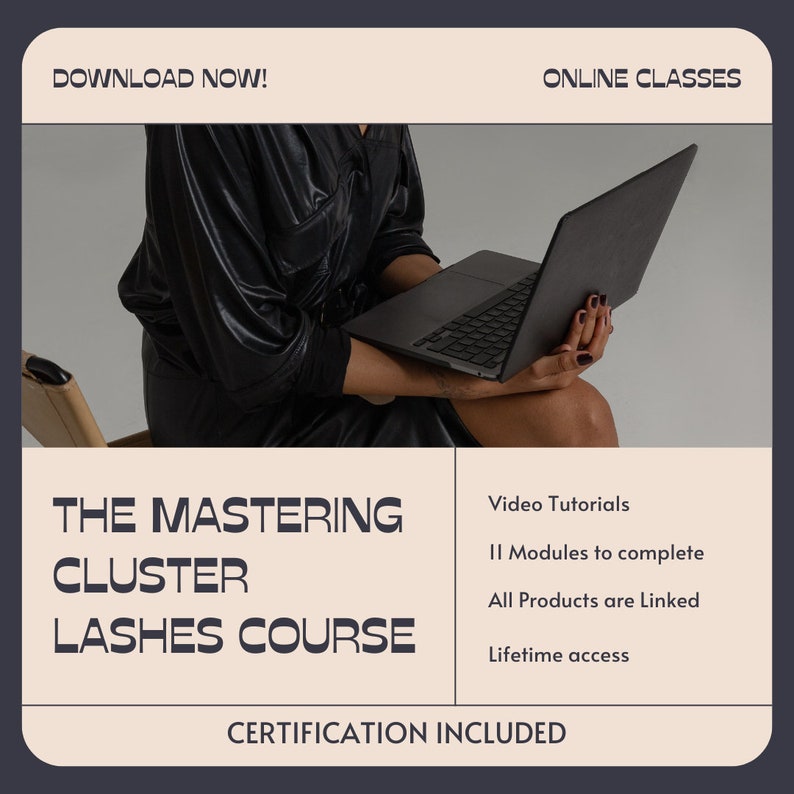 The Cluster Lash Course | Lash Clusters | Eyelash Extension Class ...