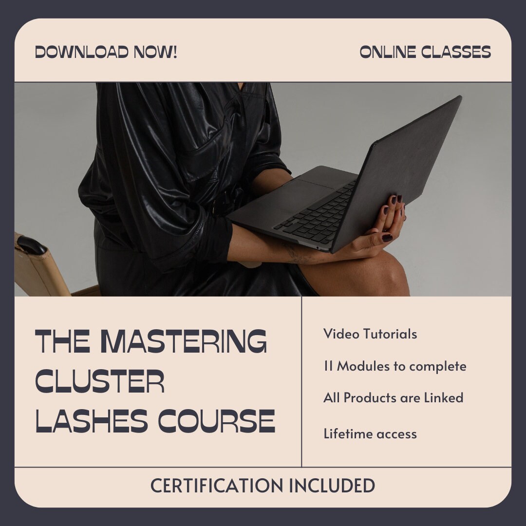The Cluster Lash Course | Lash Clusters | Eyelash Extension Class ...