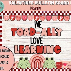 Valentines Bulletin Board | February Bulletin Board Kit | Classroom ...