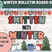 Winter Bulletin Board | Classroom Decor | Winter Bulletin Board Kit - Etsy