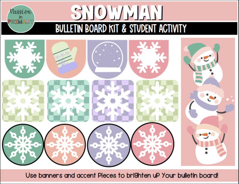 Winter/january Bulletin Board | Snowman Bulletin | Classroom Decor ...
