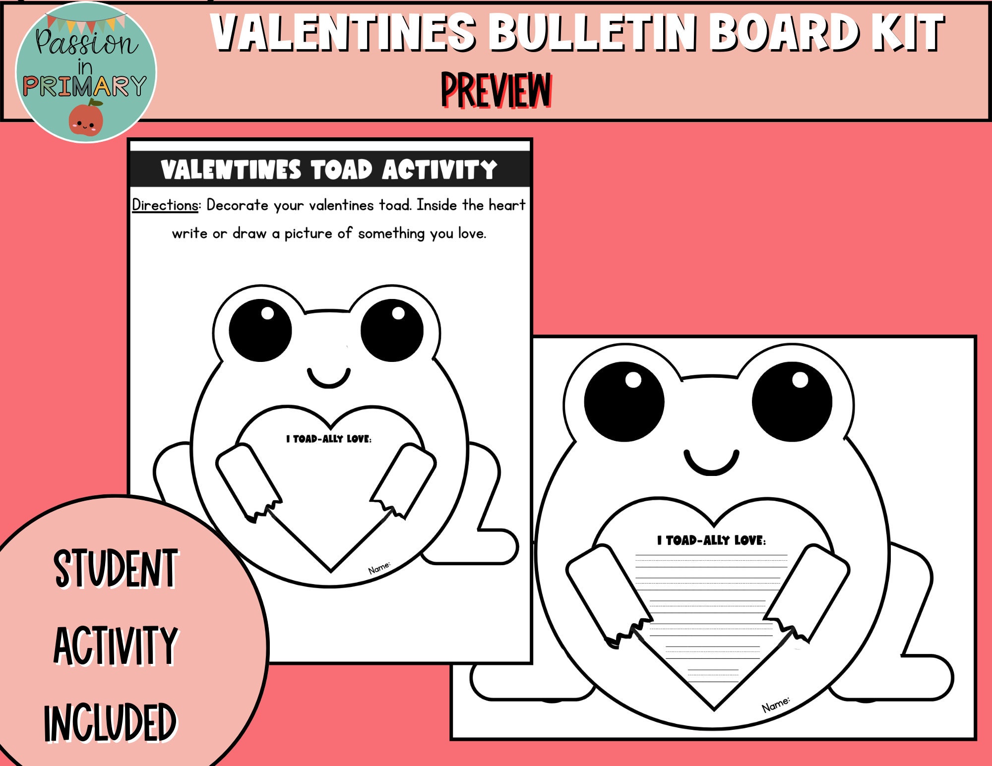 Valentines Bulletin Board | February Bulletin Board Kit | Classroom ...