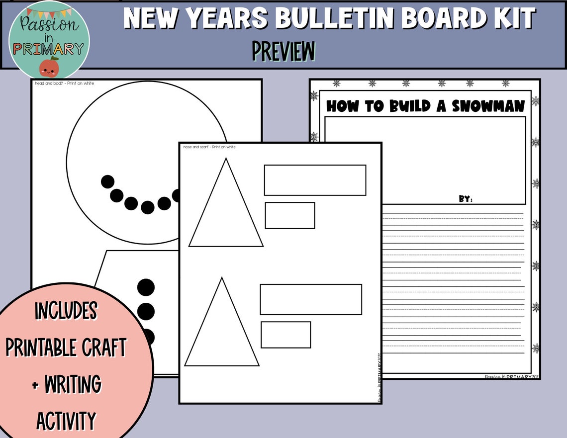 Winter Bulletin Board | Snowman Bulletin Board | Winter Bulletin Board ...