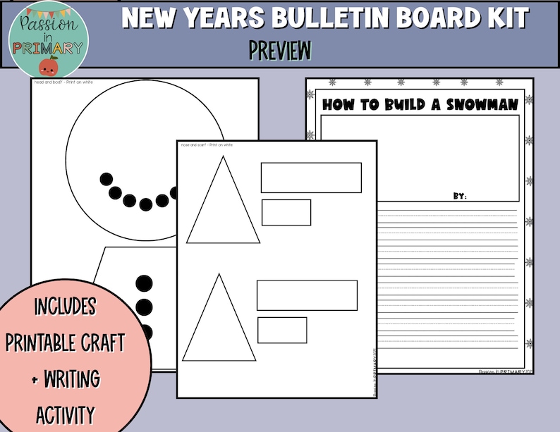 Winter Bulletin Board | Snowman Bulletin Board | Winter Bulletin Board ...
