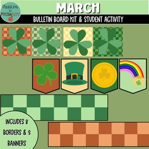 Shamrock Bulletin Board | March Bulletin Board | St. Patrick's ...