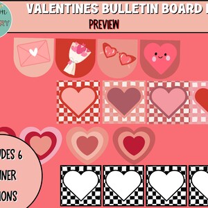 Valentines Bulletin Board | February Bulletin Board Kit | Classroom ...