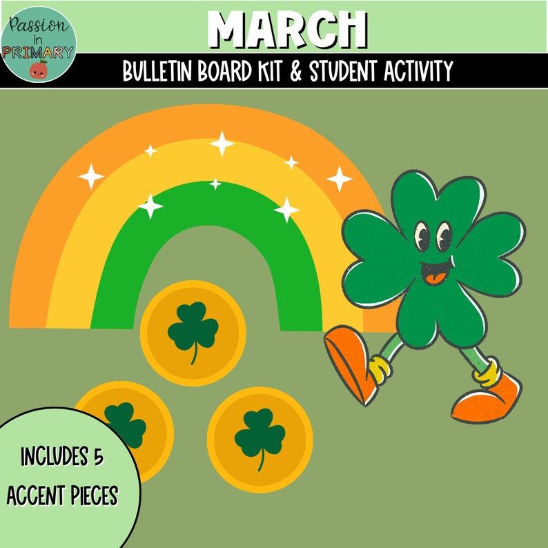 Shamrock Bulletin Board | March Bulletin Board | St. Patrick's ...