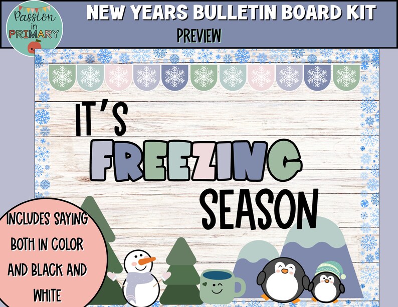 Winter Bulletin Board | Snowman Bulletin Board | Winter Bulletin Board ...