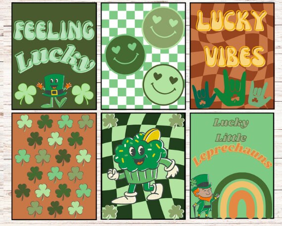 March Bulletin Board Kit | St Patrick's Day Posters | Retro Classroom ...