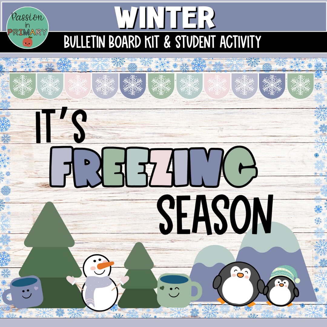 Winter Bulletin Board | Snowman Bulletin Board | Winter Bulletin Board ...
