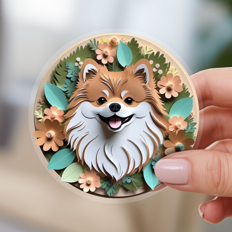 Pomeranian Decal - Etsy