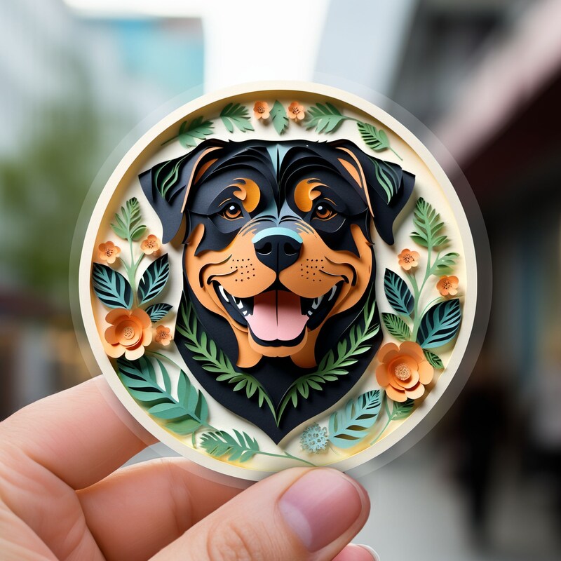 Rottweiler Stickers - Etsy