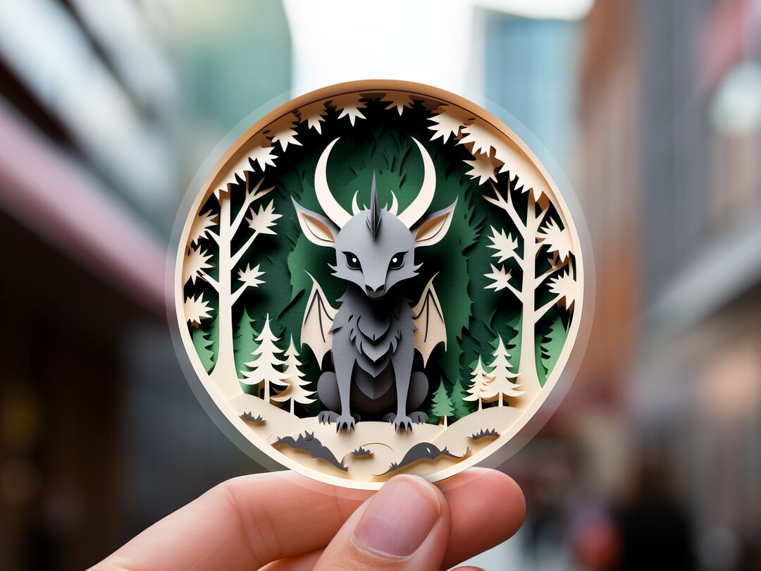 Jersey Devil Sticker: Pine Barrens Monster Cute Cryptid Vinyl Decal ...