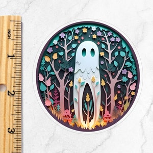 Fresno Nightcrawler Cute Cryptid Sticker - Vinyl Digital Papercut Art ...