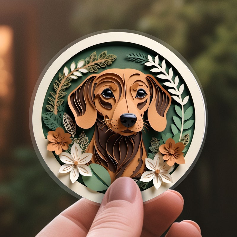 Dachshund Sticker - Etsy