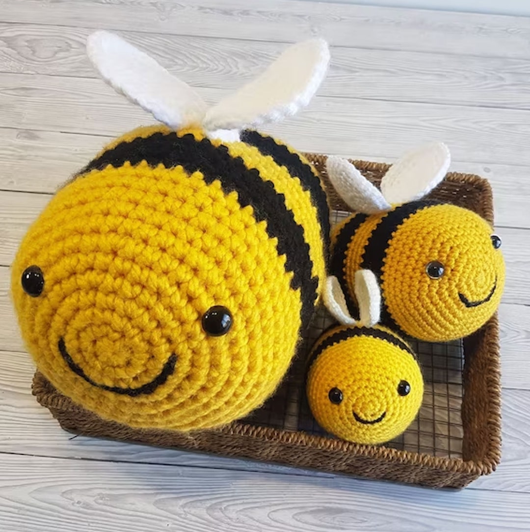 Bumblebee Crochet Pattern PDF, Bumblebee Amigurumi, Cute Bee Patterns ...