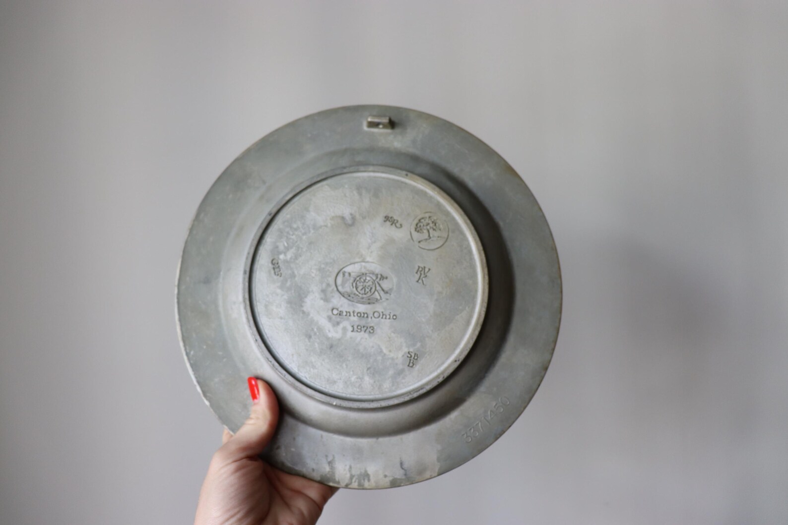 Vintage Historic the Great American Revolution 1776 Pewter Plate - the ...