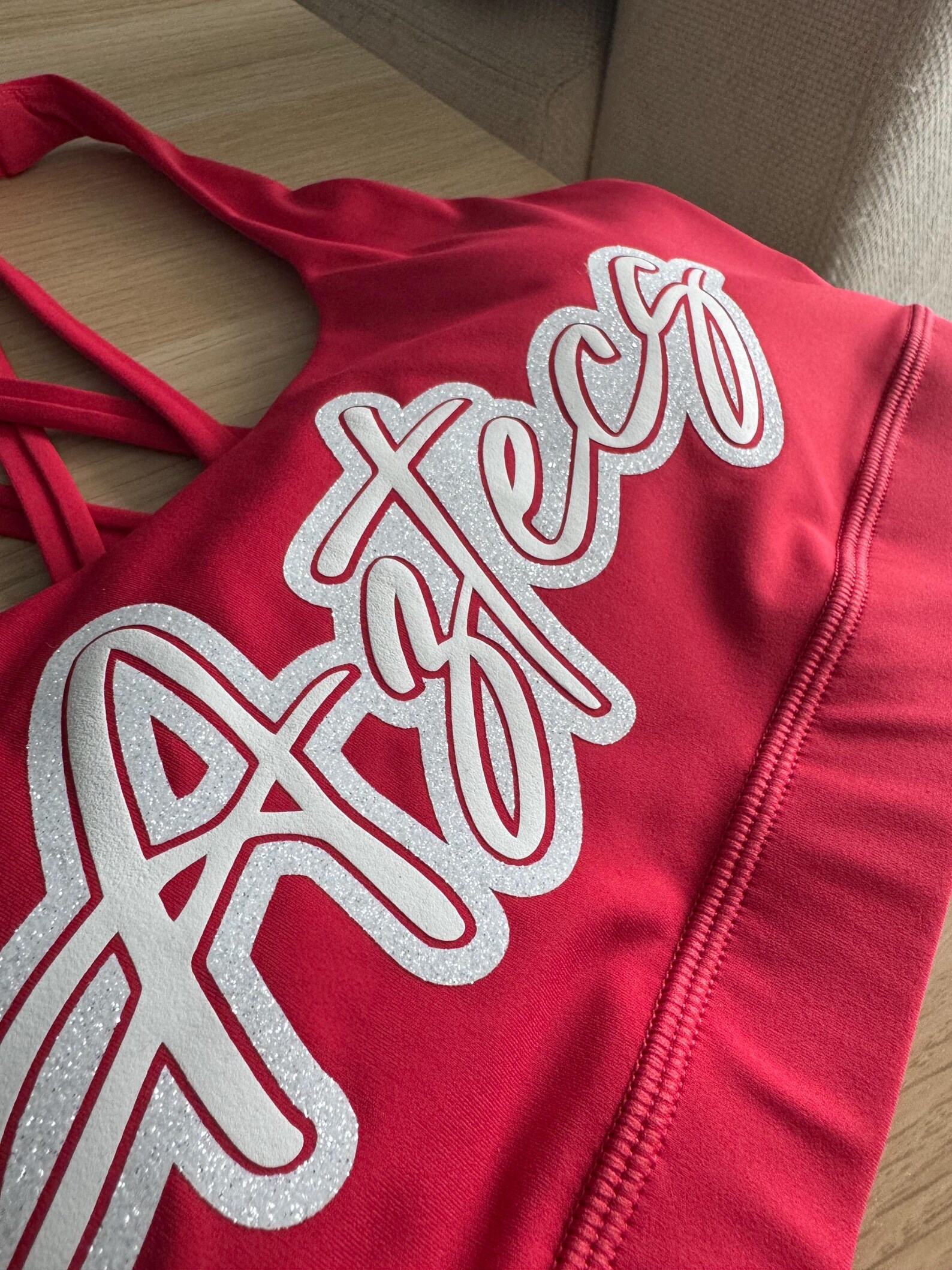 Custom Glitter Team Sports Bra: Personalized Mascot Practice Wear - Etsy