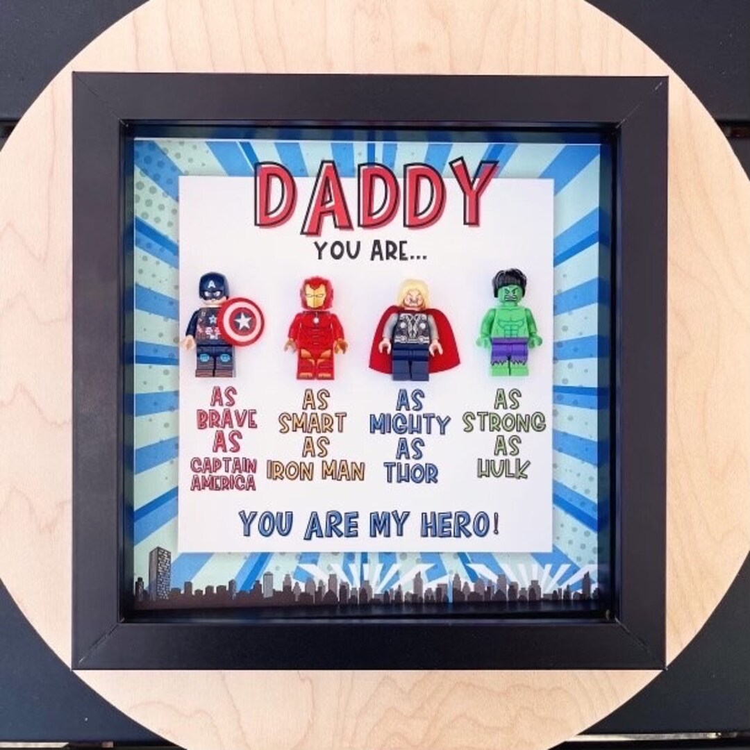 Father's Day Gift, Superhero Dad Gift, Best Father's Day Present, Daddy ...