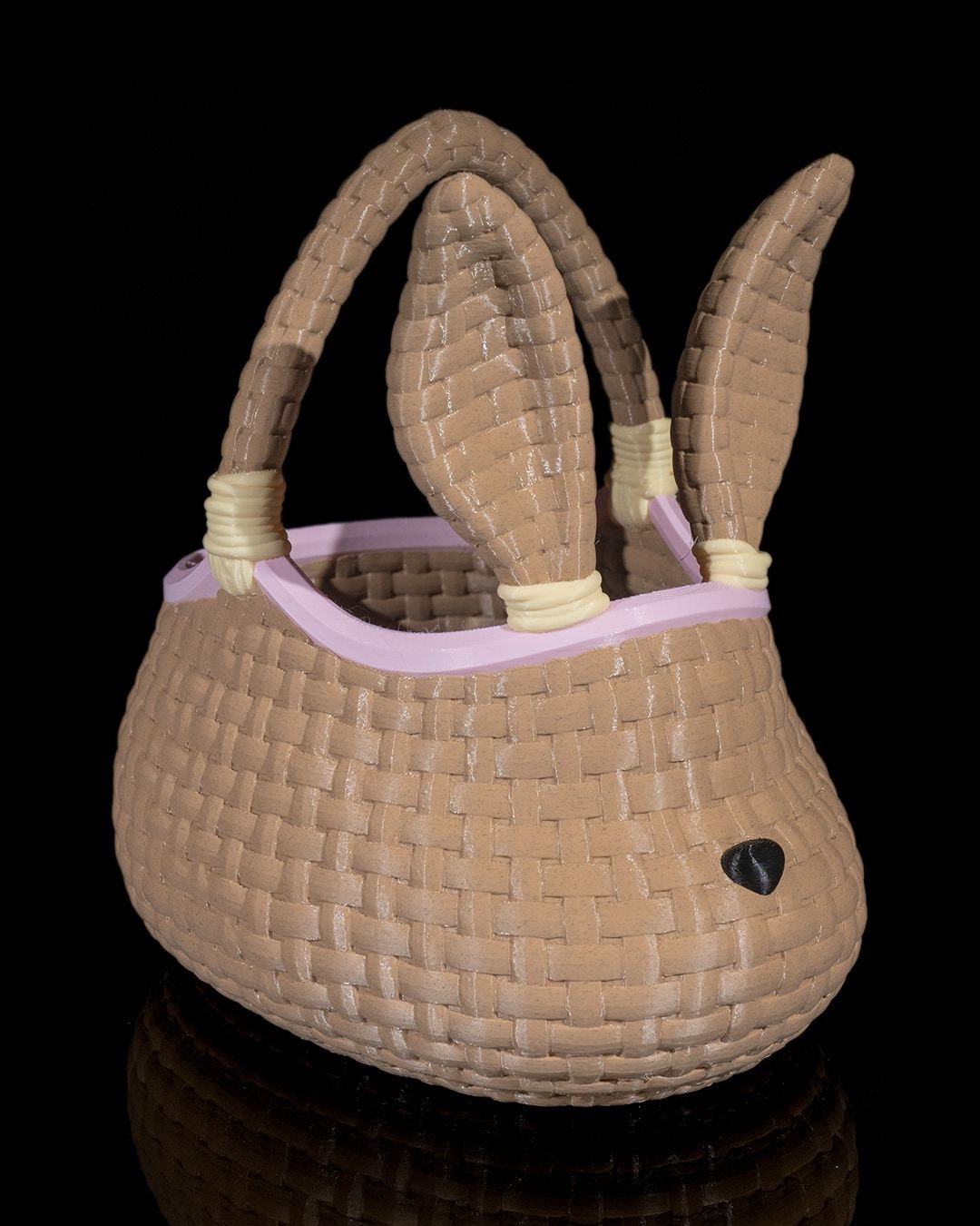 Adorable 3D Printed Easter Bunny Basket Perfect for Egg Hunts - Etsy